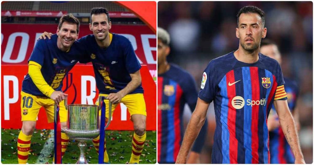 Lionel Messi Tribute To Sergio Busquets