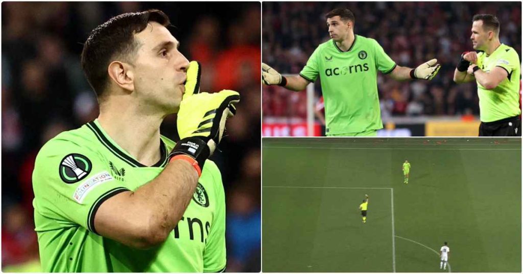 Emiliano Martinez Got Two Yellow Cards Vs Lille
